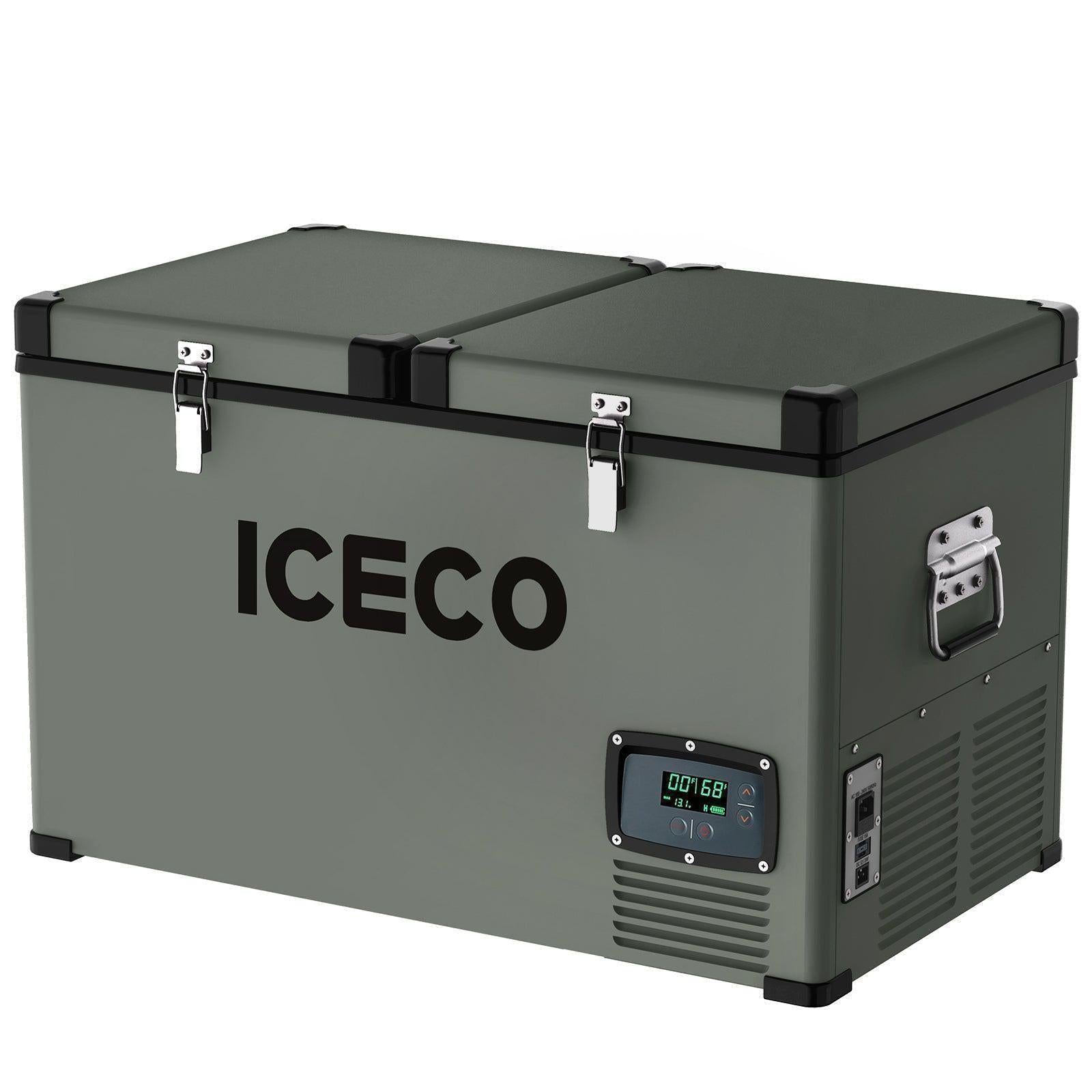 VL65 Dual Zone Metal Fridge Freezer with Cover | ICECO | 65LT – Yota Nation