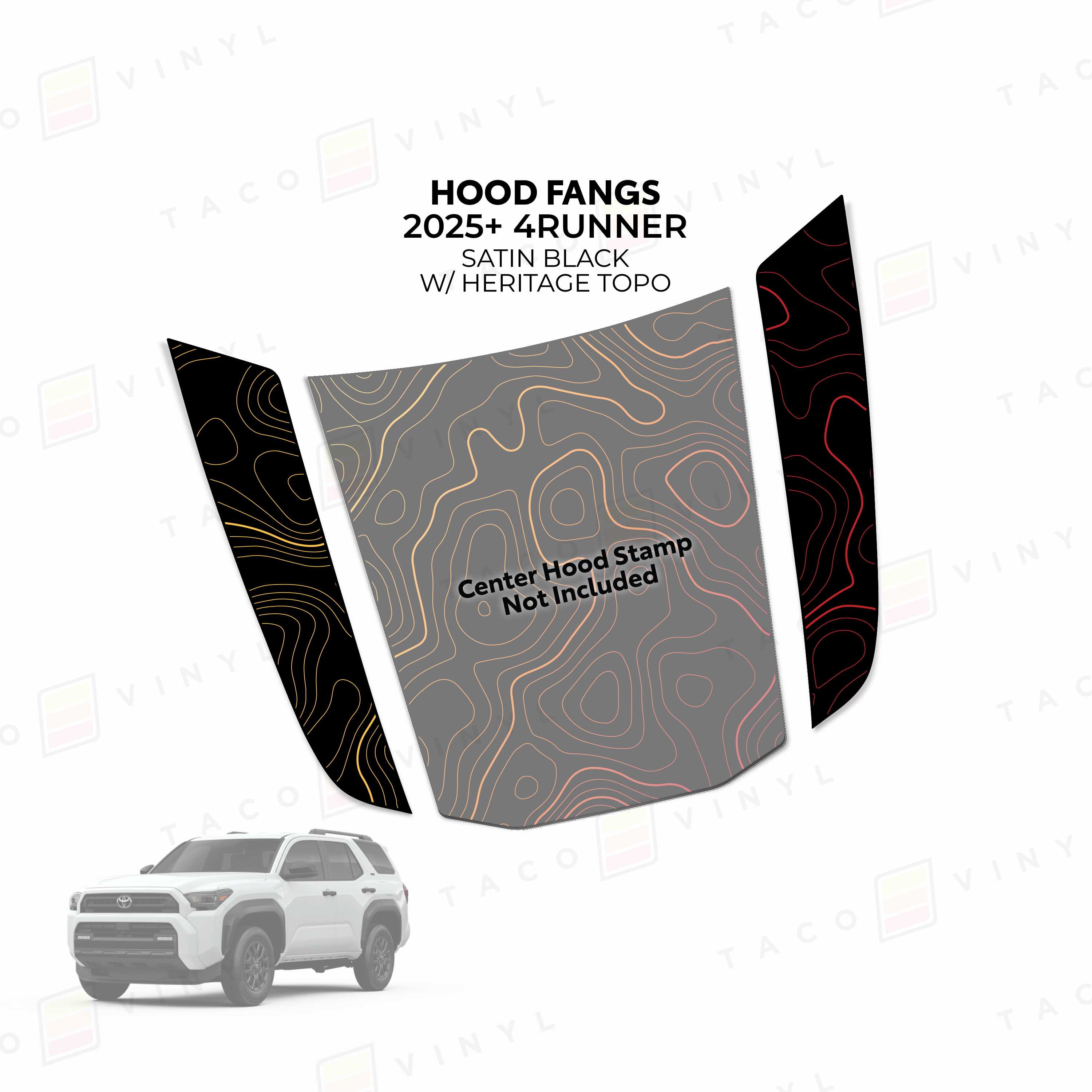 2025+ 4Runner Apex Hood Fangs – Yota Nation