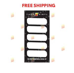 2014-2021 Tundra Grille Decals