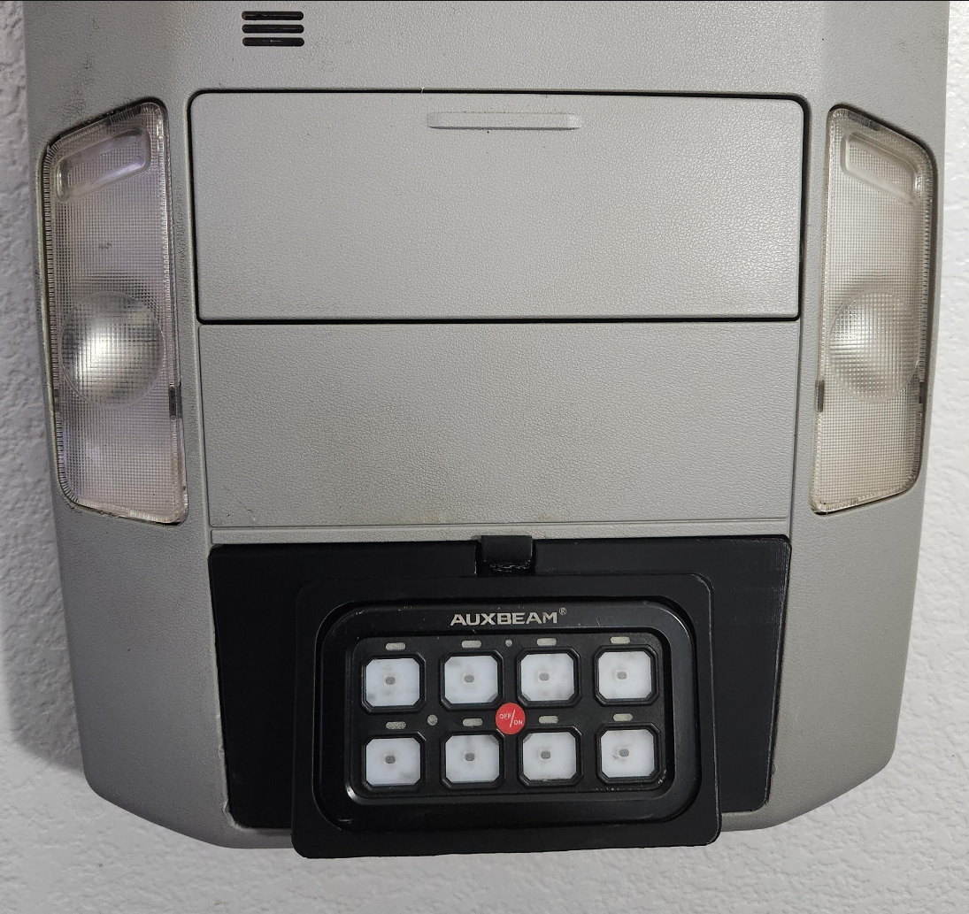 2008-2022 Toyota Sequoia/Tundra Auxbeam 6/8/8XL Overhead Switch Panel ...