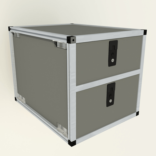 Jeep Wrangler JK/JKU 2007-2018 - Double Drawer Module - 22 3/16" Wide ...